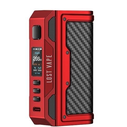 Jual Mod Thelema Quest MATTE RED CARBON FIBER 200W Mod Only by Lost ...