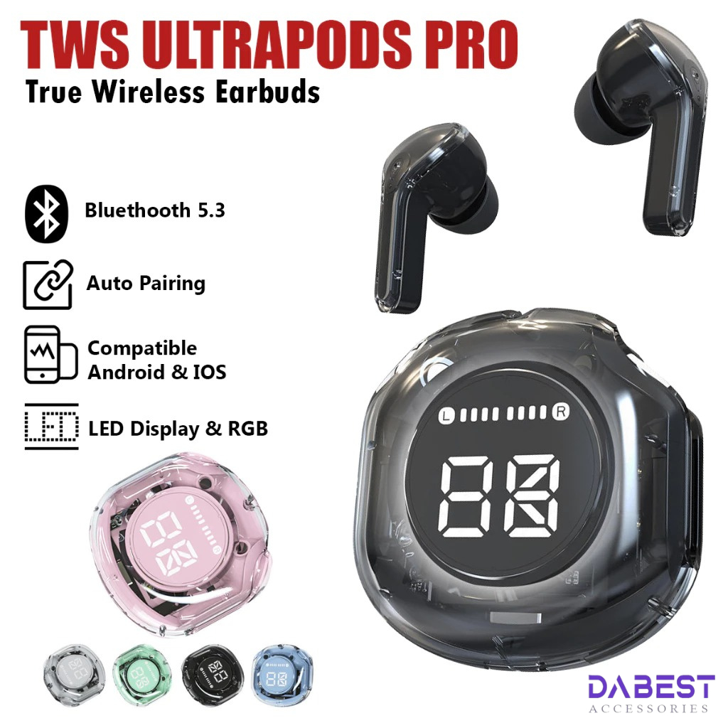 Jual Ultrapods Pro TWS Bluetooth 5.3 Earphone Android with Microphone ...