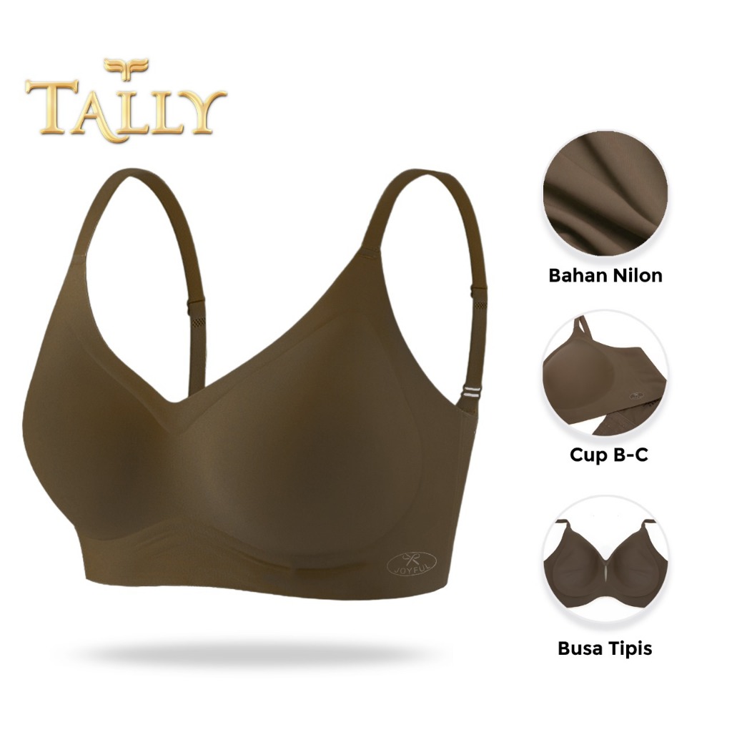 Jual TALLY Sarwendah BH 662 Bra Tanpa Kawat Busa Tipis Bahan Seamless ...