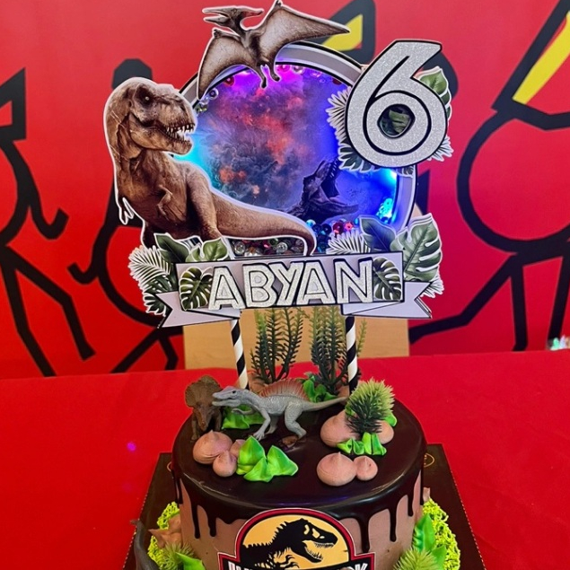 Jual Cake Toppers 3D dan Lampu LED/Dekorasi ulang tahun anak tema ...