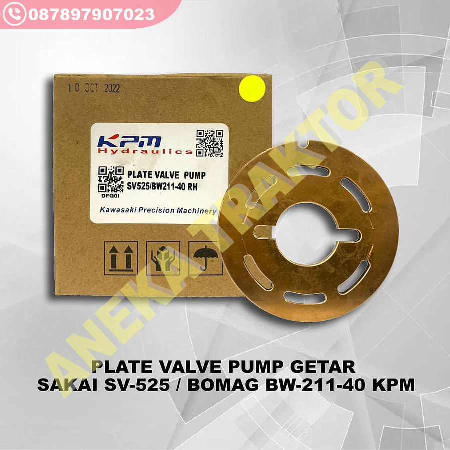 Jual PLATE VALVE POMPA GETAR SAKAI SV512 SV515 SV525 /BOMAG BW211-40 ...