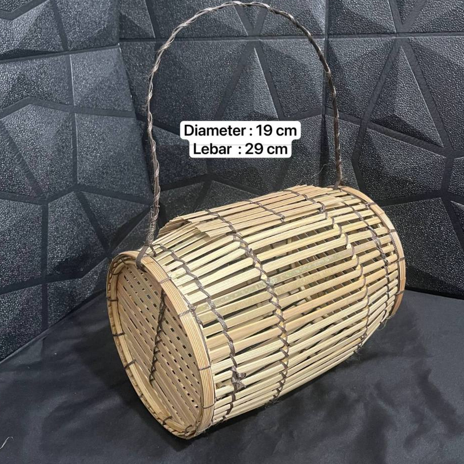 Jual Tempat Udang Belut KayuHidup Umpan Mancing Kerumbu Keramba Bambu ...
