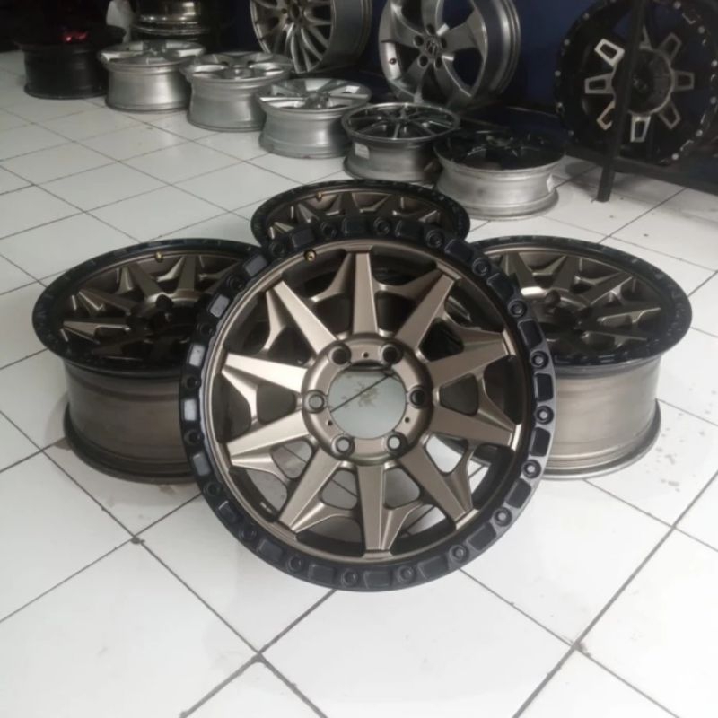 Jual Velg bekas kumo hsr ring 17x8,5 pcd 6x139 et 20 bronze | Shopee Indonesia