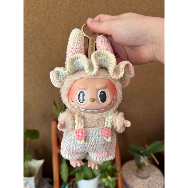 Jual Popmart Labubu Macaron Costume Rajut Handmade (Baju Labubu ...