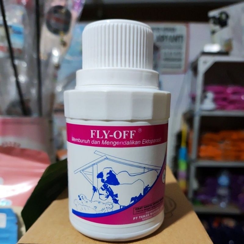 Jual Fly off 100 ml anti caplak tungau kutu lalat pinjal nyamuk ...