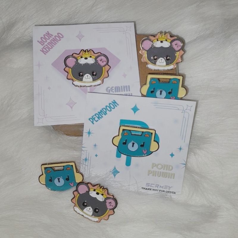 Jual Pin GMM Maskot / Look KhunNoo / Permpoon / Jaidee / Polcasan ...