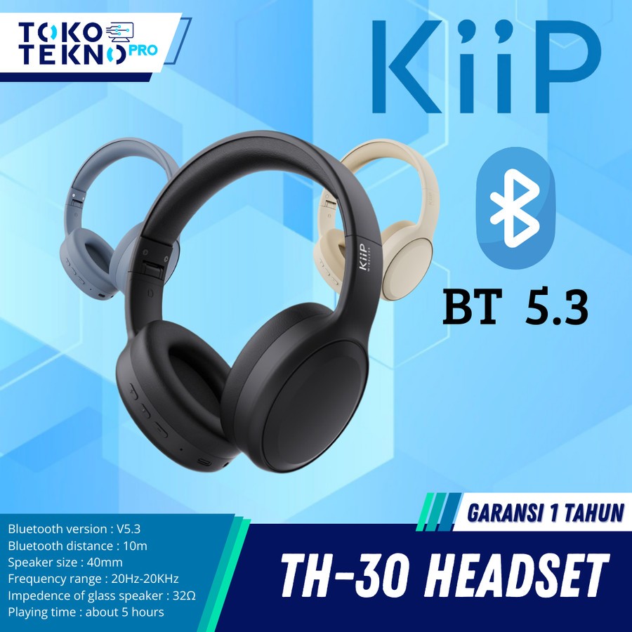 Jual KiiP TH30 / TH30 Pro / TH-30 / TH-30 Pro Wireless Bluetooth ...