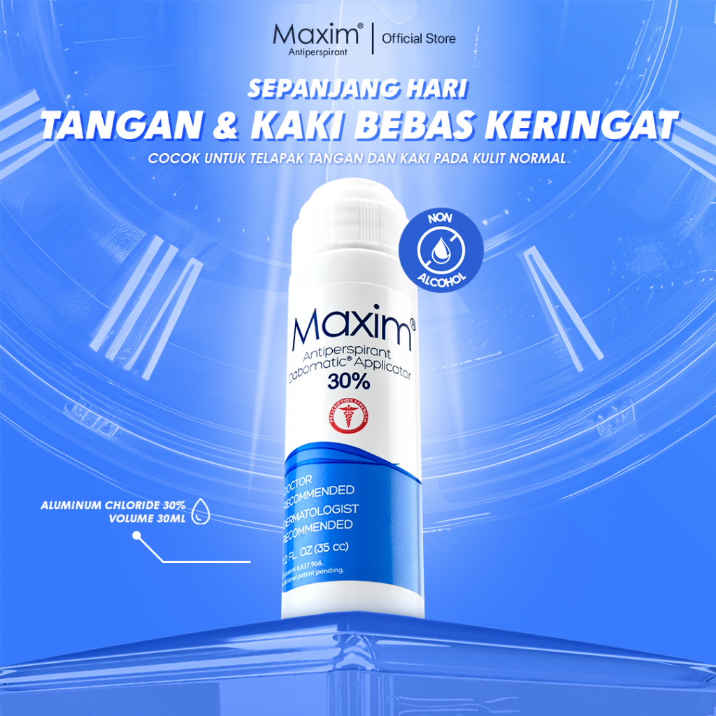 Jual Maxim Antiperspirant Dabomatic 30 Deodoran Tangan dan Kaki Basah ...