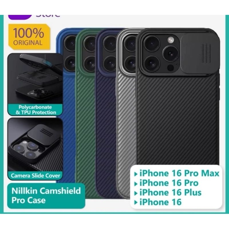 Jual Case Iphone 16 Pro Max Nillkin Camshield Pro Camera Slide Case ...
