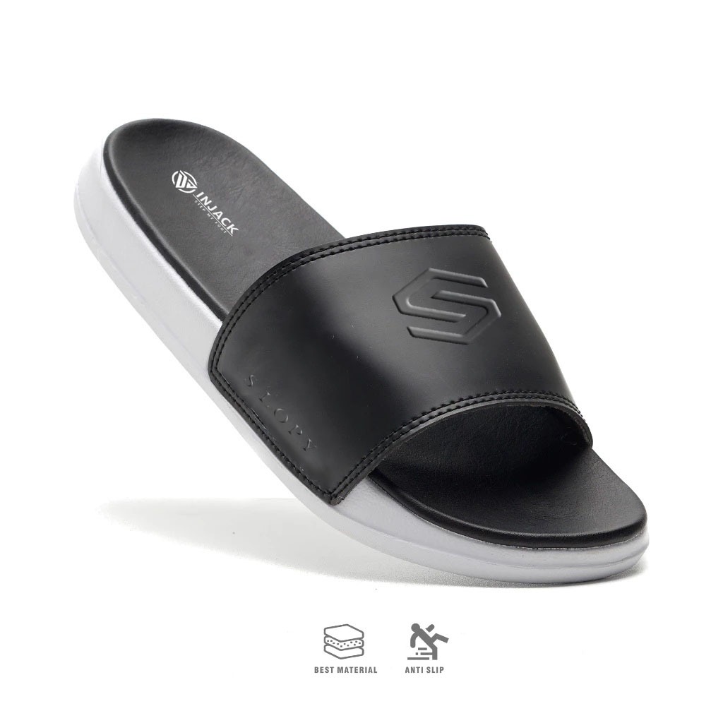 Jual Sendal / Sandal Flat Unisex Simple NB - Hitam Termurah Terbaru ...