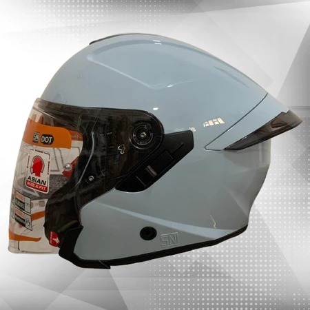 Jual HELM INK TERRA 2 SOLID STEEL BLUE ORIGINAL DOUBLE VISOR | Shopee ...