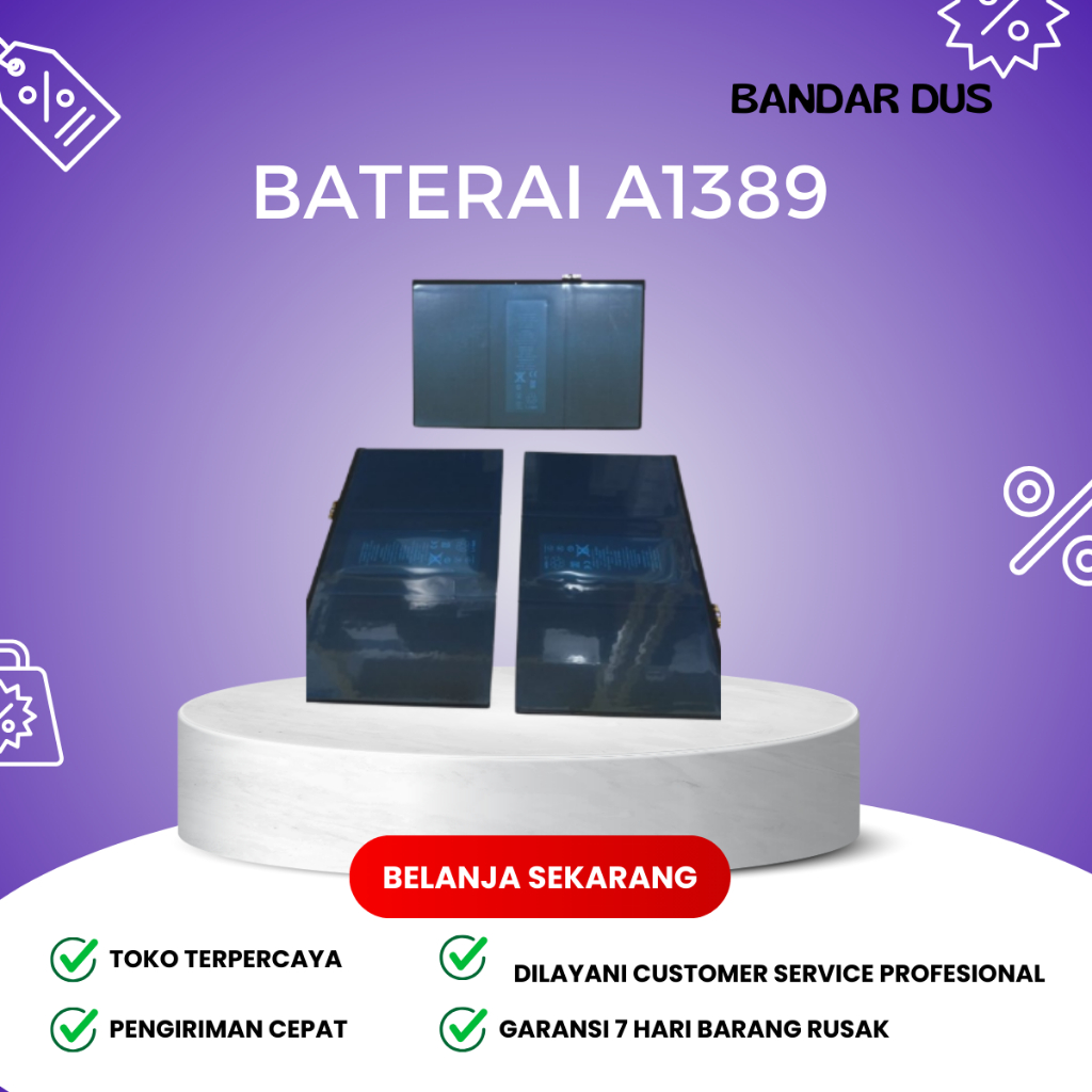 Jual Baterai Battery ipad 3 ipad 4 A1389 iPad3 Original - BD | Shopee ...
