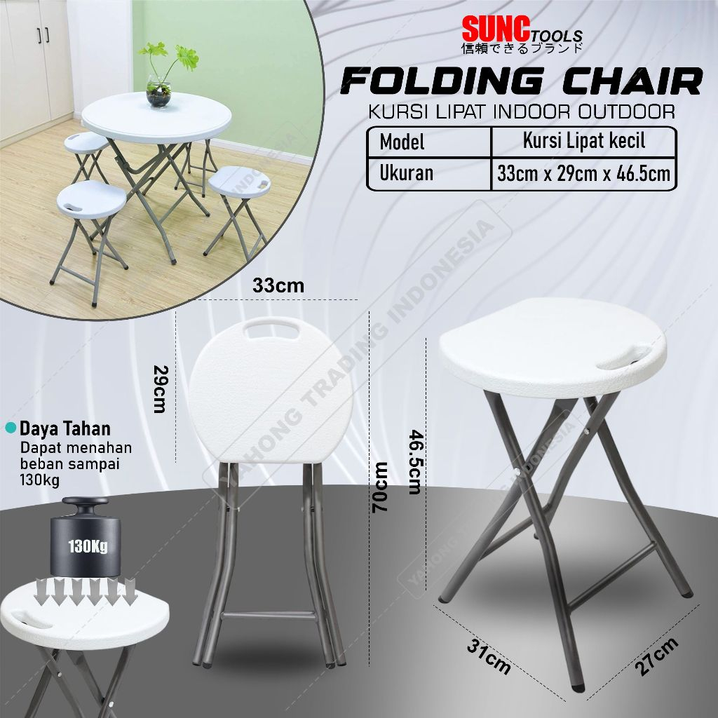 Jual Kursi Lipat Bangku Lipat Kursi Portable Serbaguna SUNC TOOLS ...