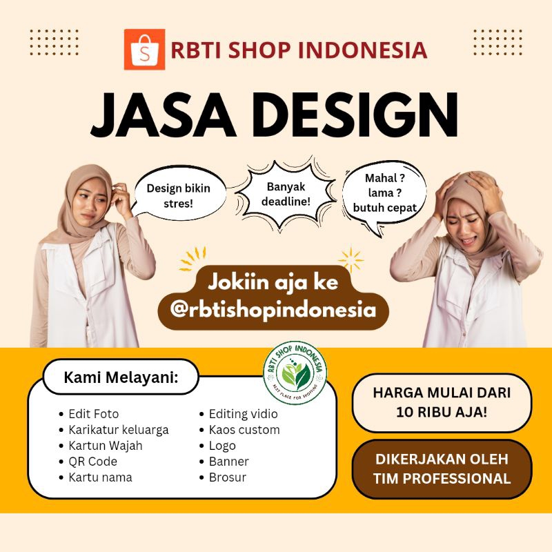 Jual Jasa Design Grafis, logo, Banner, spanduk, video produk | Shopee ...