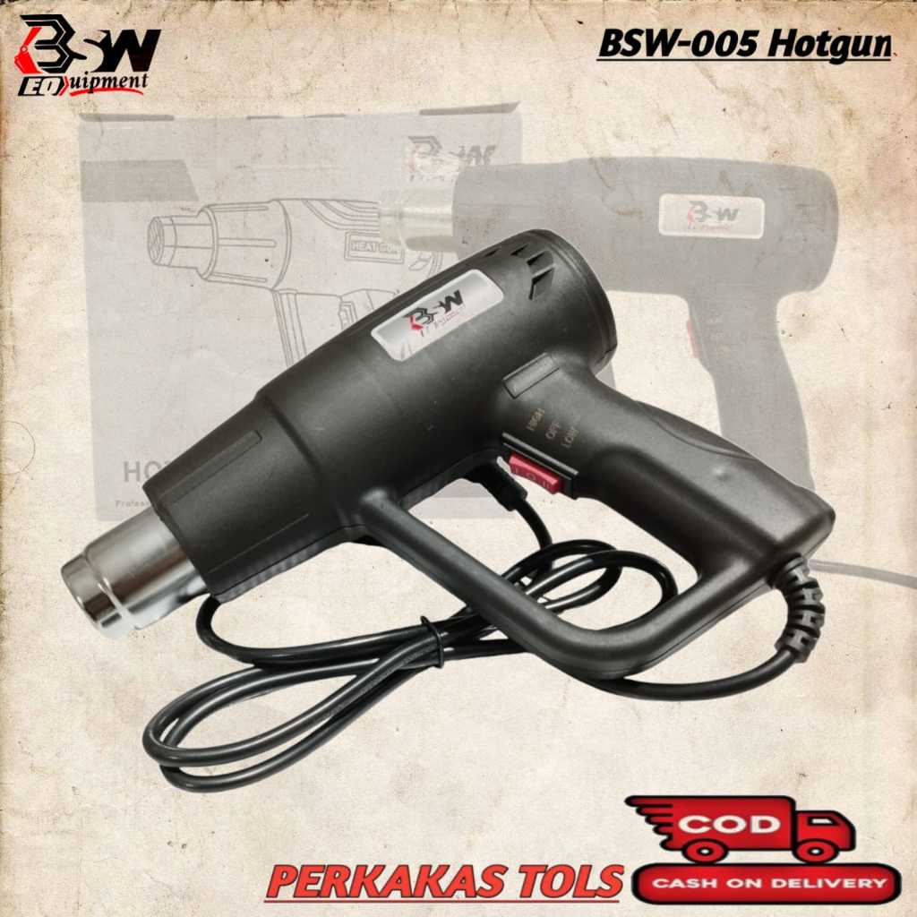 Jual Hot Air Gun 2000W 600 Derajat 220V Hot Air Gun Uni Eropa Industri ...