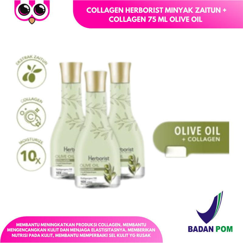 Jual COLLAGEN HERBORIST MINYAK ZAITUN + COLLAGEN 75 ML OLIVE OIL MINYAK PIJAT SERBAGUNA | Shopee ...