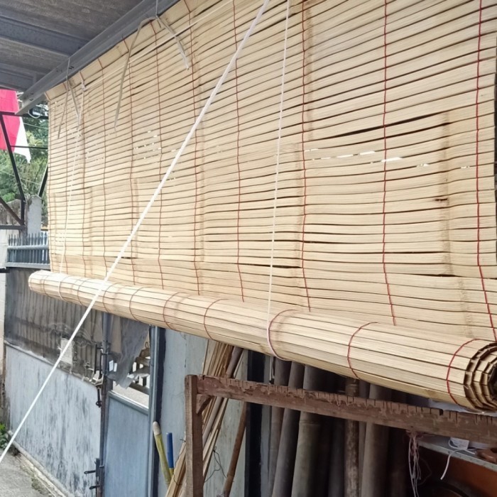Jual Tirai/Kerai Bambu Wide Kirai Bambu Kere Bambu 1×2 meter | Shopee ...