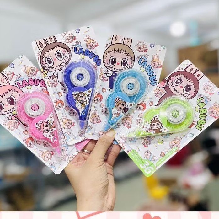 Jual CORRECTION TAPE LABUBU panjang / Tipe x labubu / Cortap labubu ...