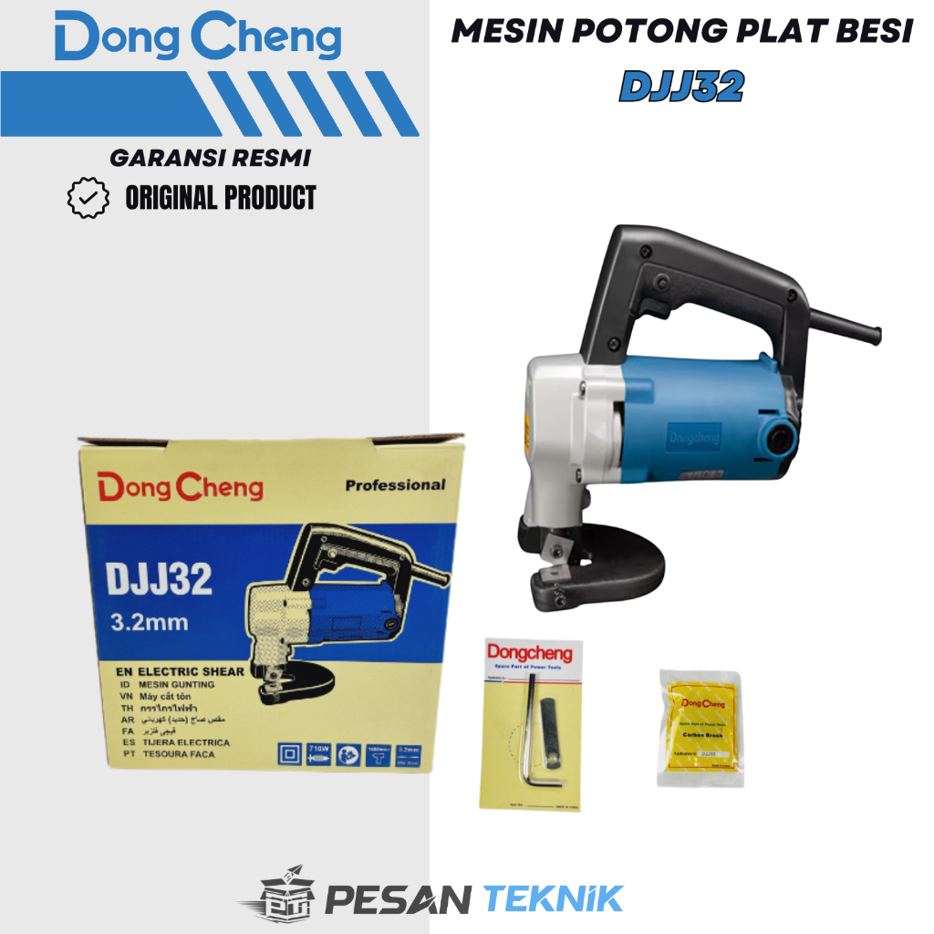 Jual Mesin Potong Plat Besi 3,2MM DONGCHENG DJJ32 | Shopee Indonesia