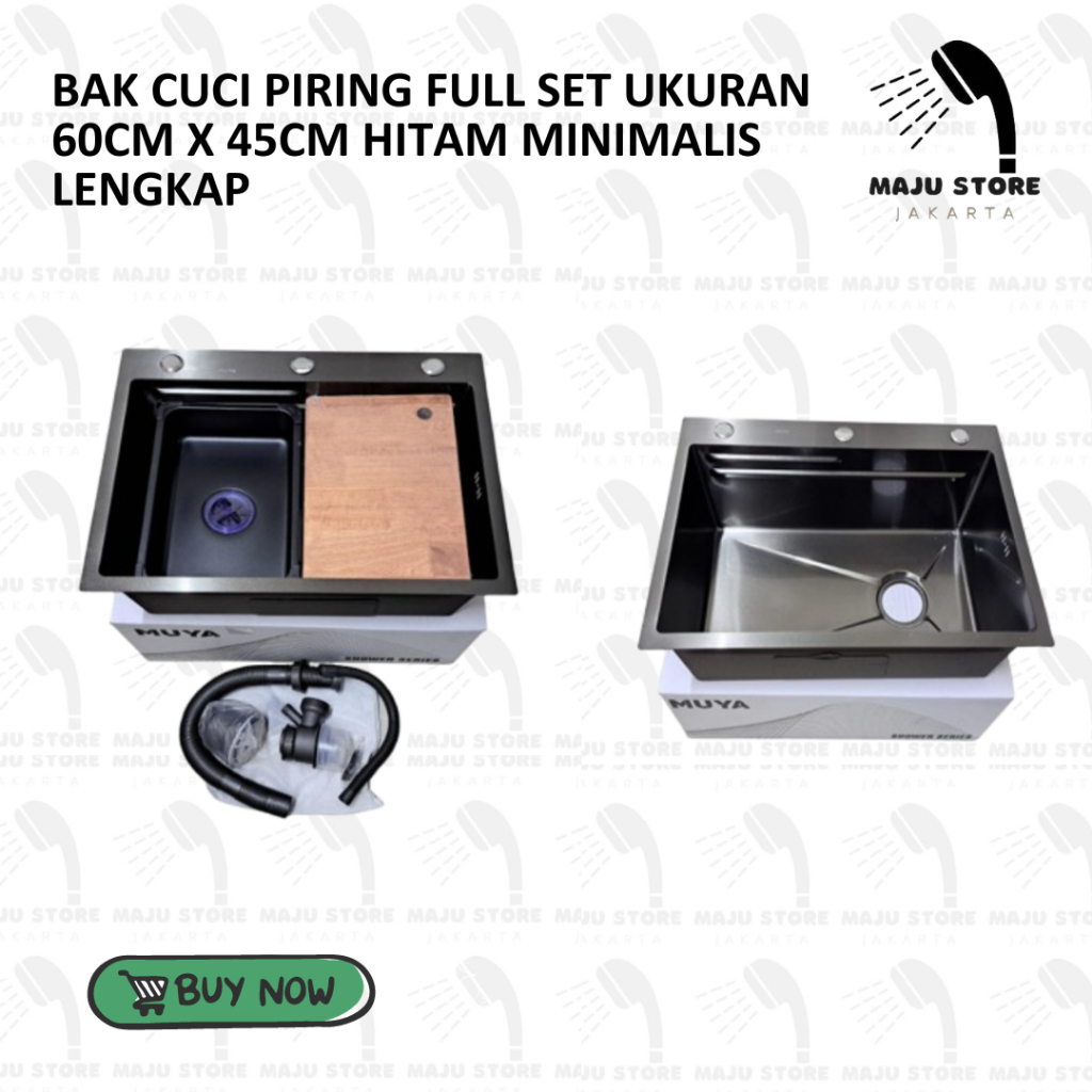 Jual (MSJ) - BAK CUCI PIRING 6045 FULL SET STAINLESS | WASTAFEL DAPUR ...