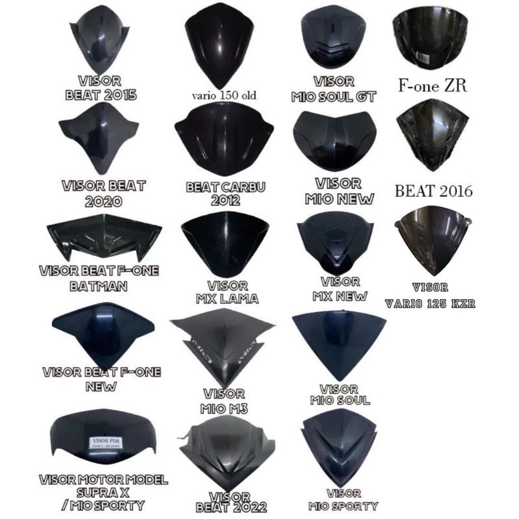 Jual visor motor mx , mio sporty , beat lama , beat f-one , mio soul ...
