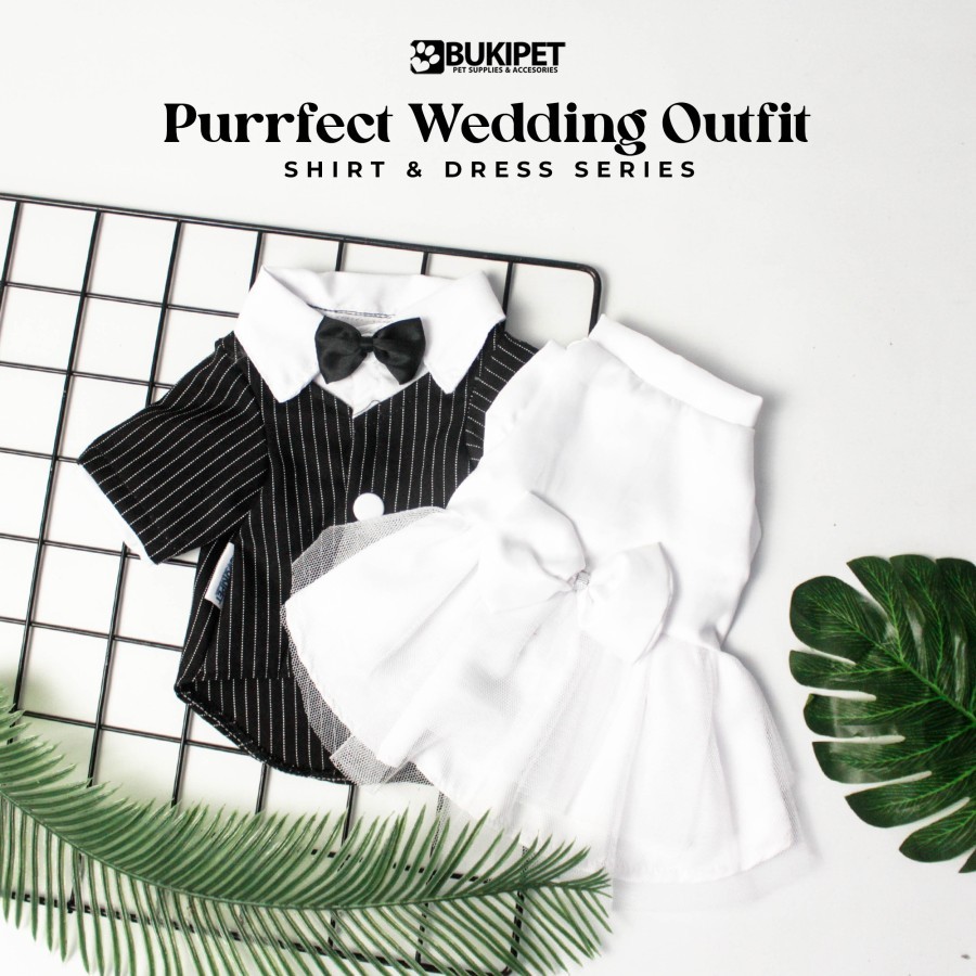 Jual Bukipet Purrfect Wedding Wear Series - Baju Pengantin Couple Kucing Anjing Cowok Cewek Lucu ...