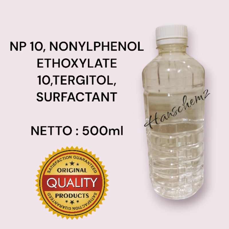 Jual NP10 / NONYLPHENOL ETHOXYLATE 10 / TERGITOL / SURFACTANT ...