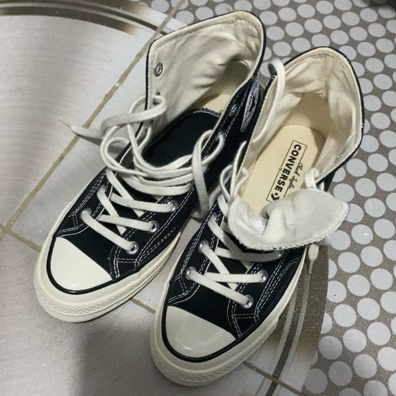 Jual Converse chuck taylor 70s high BW black white/Dark/Legit | Shopee ...