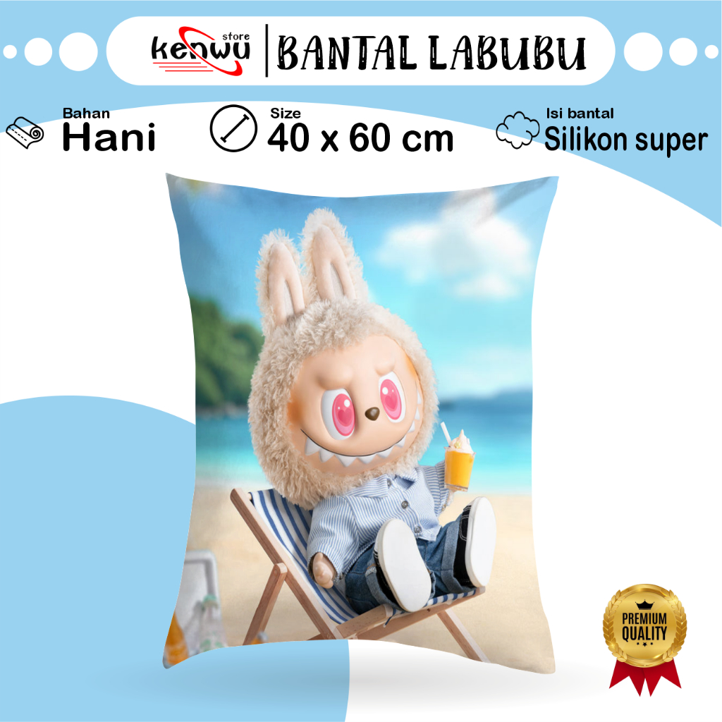 Jual Kenwustore Bantal LABUBU VIRAL 40x60cm - Labubu Lisa Blackpink ...