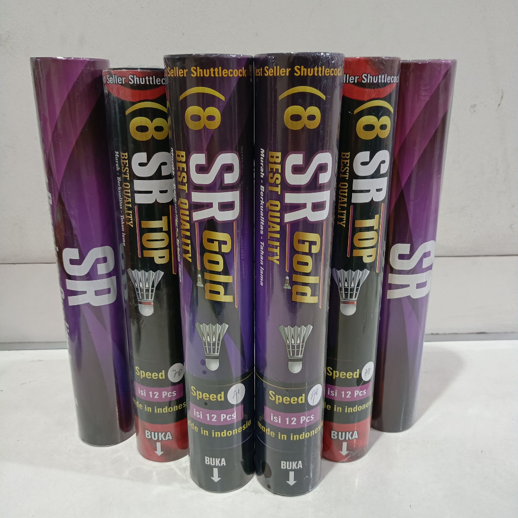 Jual Shuttlecock Badminton SR Gold / Top / Premium / Hemat - Original ...