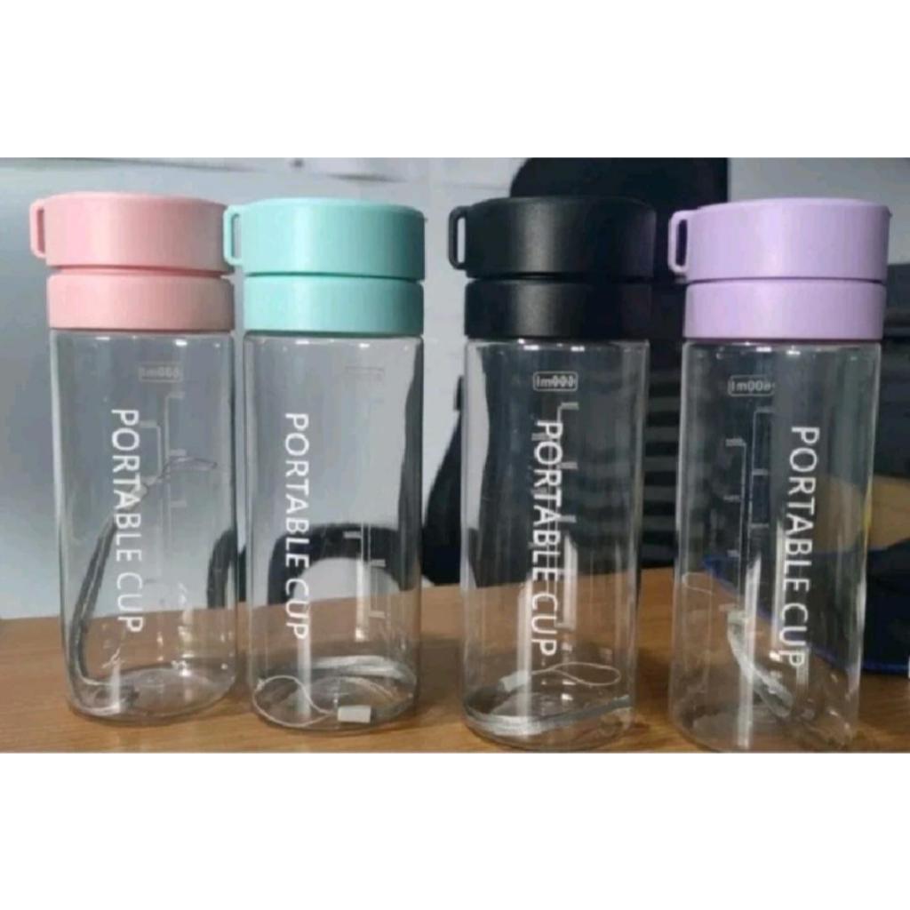 Jual BOTOL MINUM PLASTIK UNIK PORTABLE CUP 600ML/800ML | Shopee Indonesia