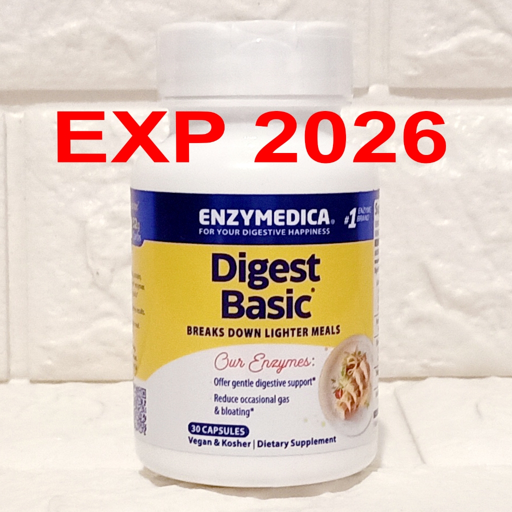 Jual Enzymedica Digest Basic Essential Enzyme isi 30 Caps Enzim ...