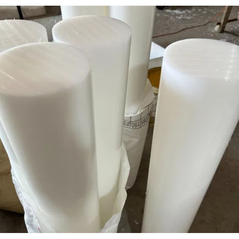 Jual AS NILON PE Dia 130MM X PANJANG 1000mm / 100CM ROUND BAR PELASTIK ROD PADAT BAHAN SHAFT ...