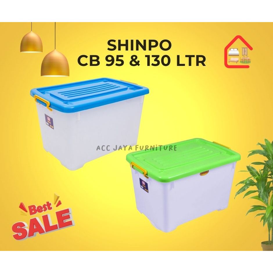 Jual CONTAINER BOX SHINPO CB 95 - 130 LITER | Shopee Indonesia