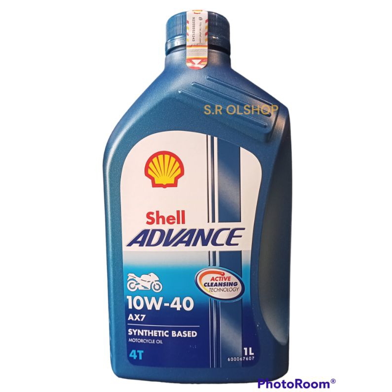 Jual Oli Shell Advance AX7 1L 4T 10W-40 ( ORIGINAL 100% ) | Shopee Indonesia
