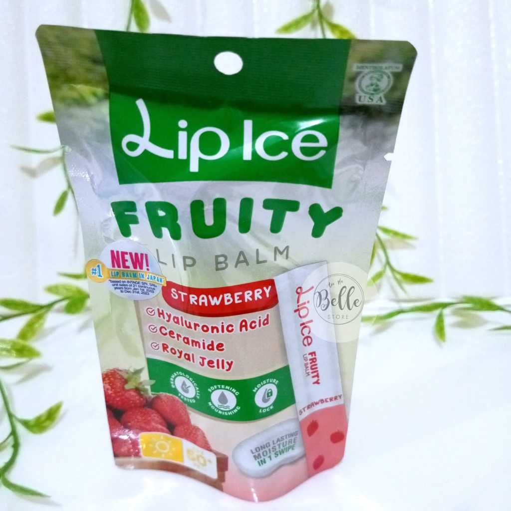 Jual LIP ICE FRUITY LIP BALM SPF 50+ PA++ Cherry/Strawberry | Shopee ...