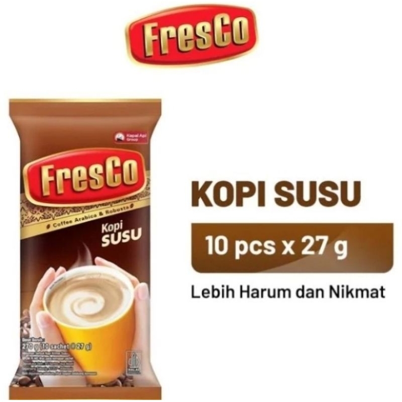 Jual Fresco Kopi Susu Pack 10 X 28 gram / Kopi Susu Fresco | Shopee ...