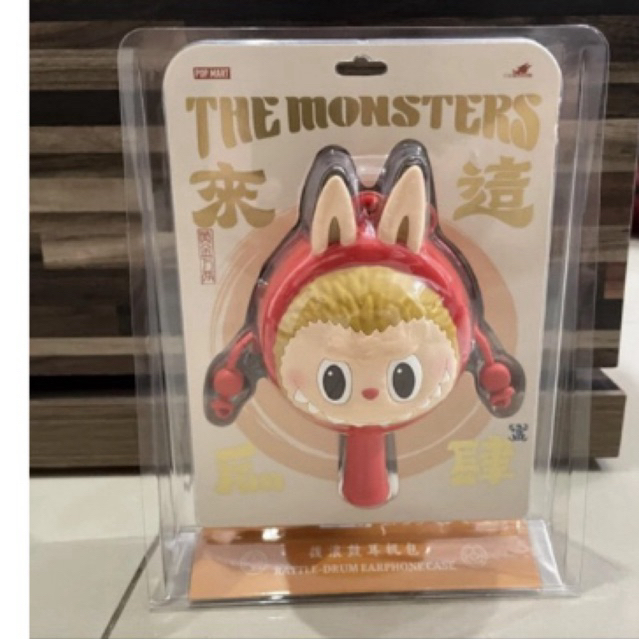 Jual Popmart The Monster Labubu Rattle Drum Earphone Case | Shopee ...