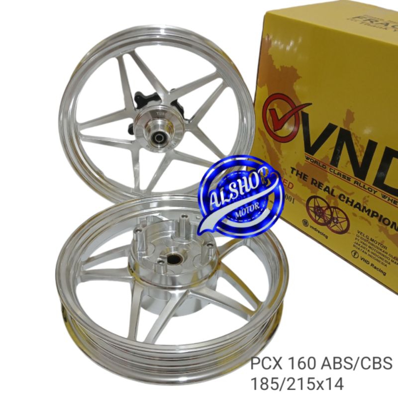 Jual VELG RACING VND PCX V SPEED HONDA PCX 160 ABS PCX 160 CBS 185/215 RING 14 | Shopee Indonesia