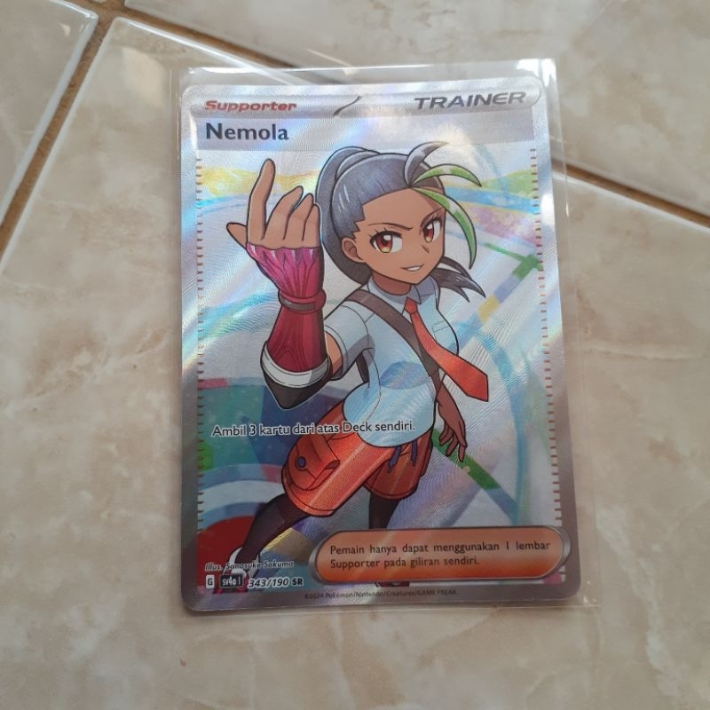 Jual Nemola SR 343/190 SV4A Indonesia Pokemon TCG Trading Card Game | Shopee Indonesia