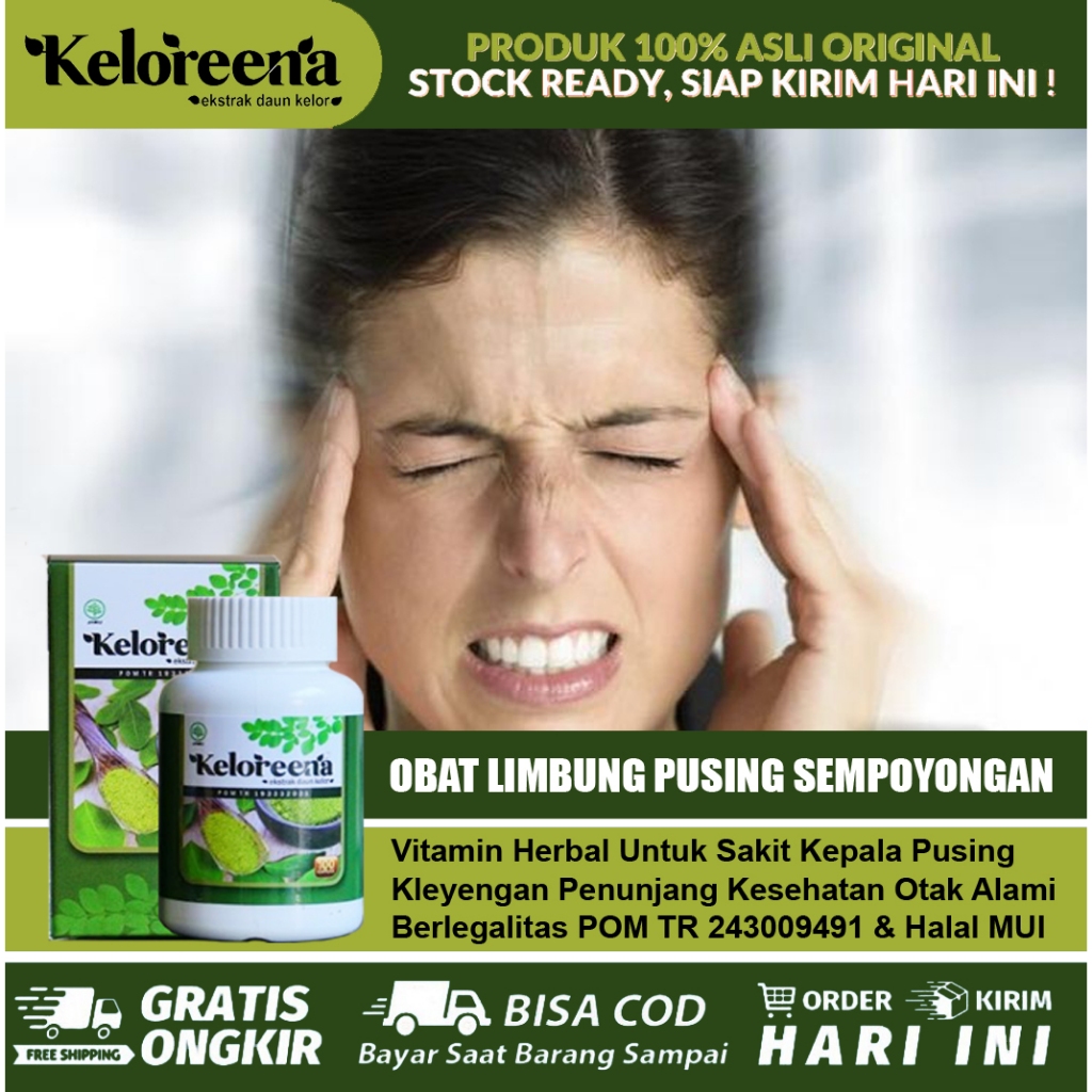 Jual Obat Pusing Limbung, Pusing, Mual Sempoyongan, Pusing Kepala ...