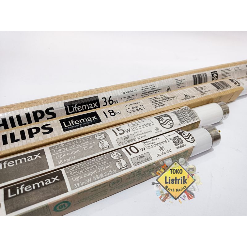 Jual Lampu neon TL philips 10w, 15w, 18w, 36w Murah | Shopee Indonesia