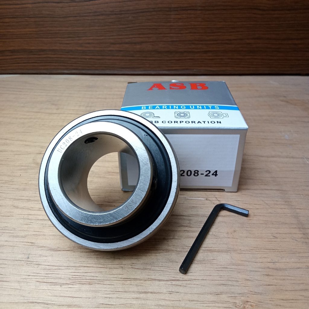 Jual Bearing UC208-24 ASB Insert Bearing UC 208-24 asb untuk ukuran As 38mm ORIGINAL ASB ...