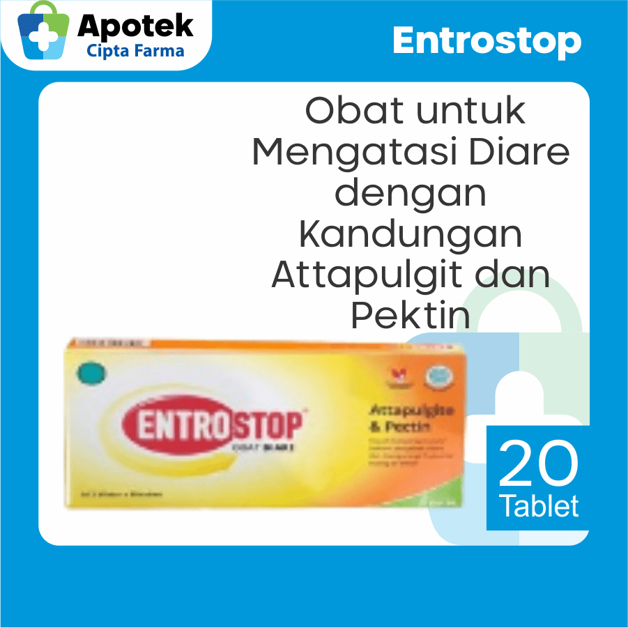 Jual Entrostop Tablet Obat Diare Obat Mencret dan Sakit Perut | Shopee ...