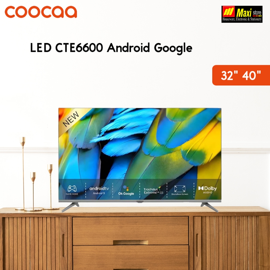 Jual Coocaa Android Google TV CTE6600 - Garansi Resmi | Shopee Indonesia