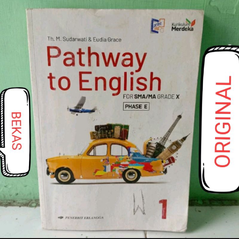 Jual Buku Pathway To English Bahasa Inggris Phase E Kelas X 10 1 SMA MA Penerbit Erlangga ...