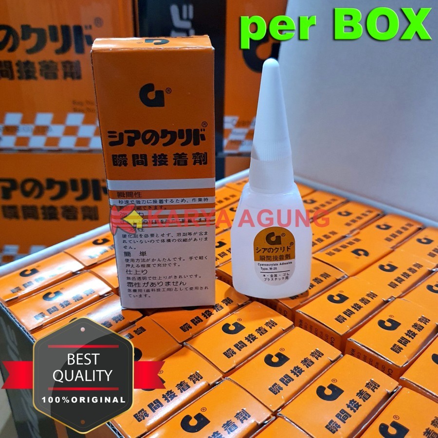 Jual [1 BOX] Lem Korea G ASLI / Lem Cair Instan Multifungsi Serbaguna ...