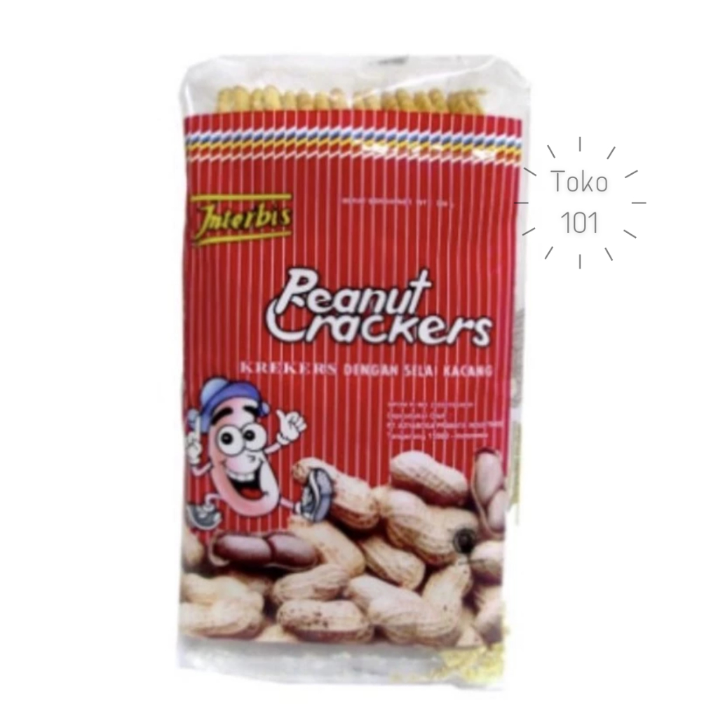 Jual Interbis Peanut Crackers Biskuit Kacang | Shopee Indonesia