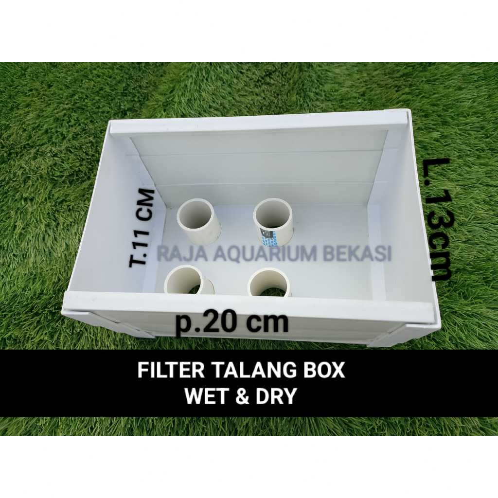 Jual FILTER TALANG AQUARIUM 20 CM FILTER BOX WET & DRY | Shopee Indonesia