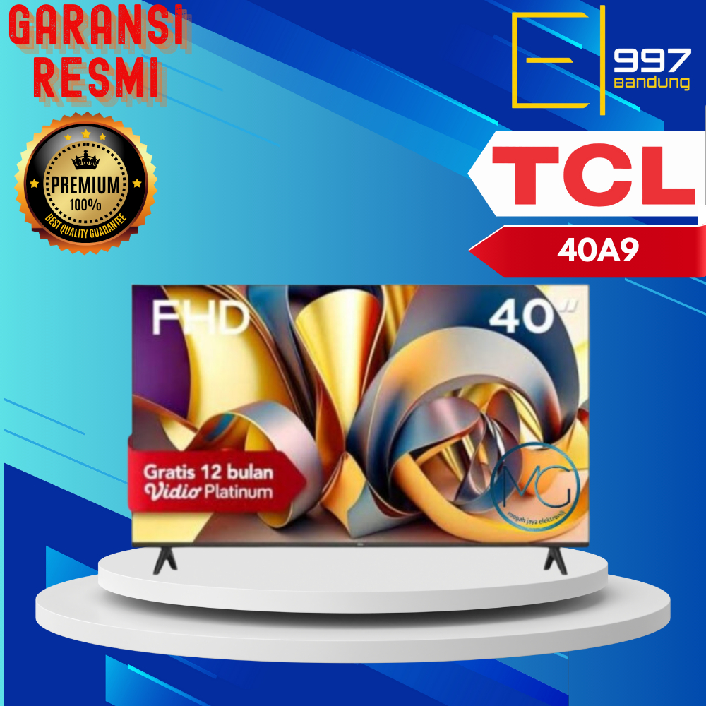 Jual TCL LED TV 40A9 Smart Android 11 TV 40 Inch Full HD HDR Dolby ...